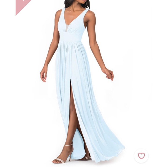 Dresses | Sky Blue Azazie Bridesmaids Dress | Poshmark